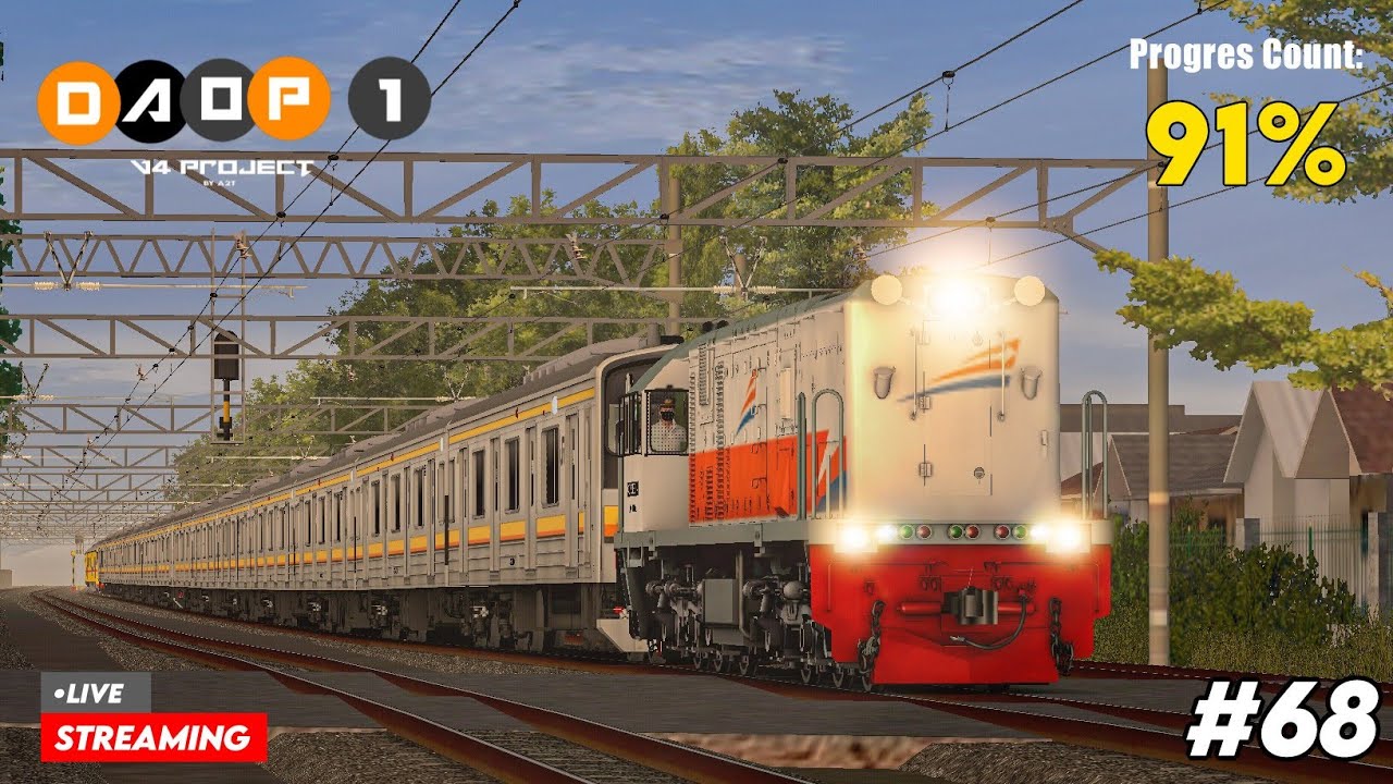 🔴Live | Membuat Rute Daop 1 Jabodetabek V4 By A2T [#68] | Fokus rombak ...