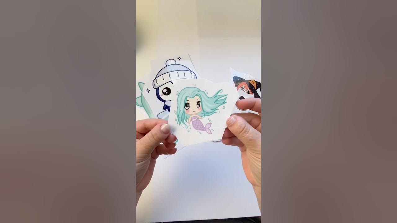 Cómo aplicar Pegatinas DTF UV #dtf #kawaii #tutorial - YouTube