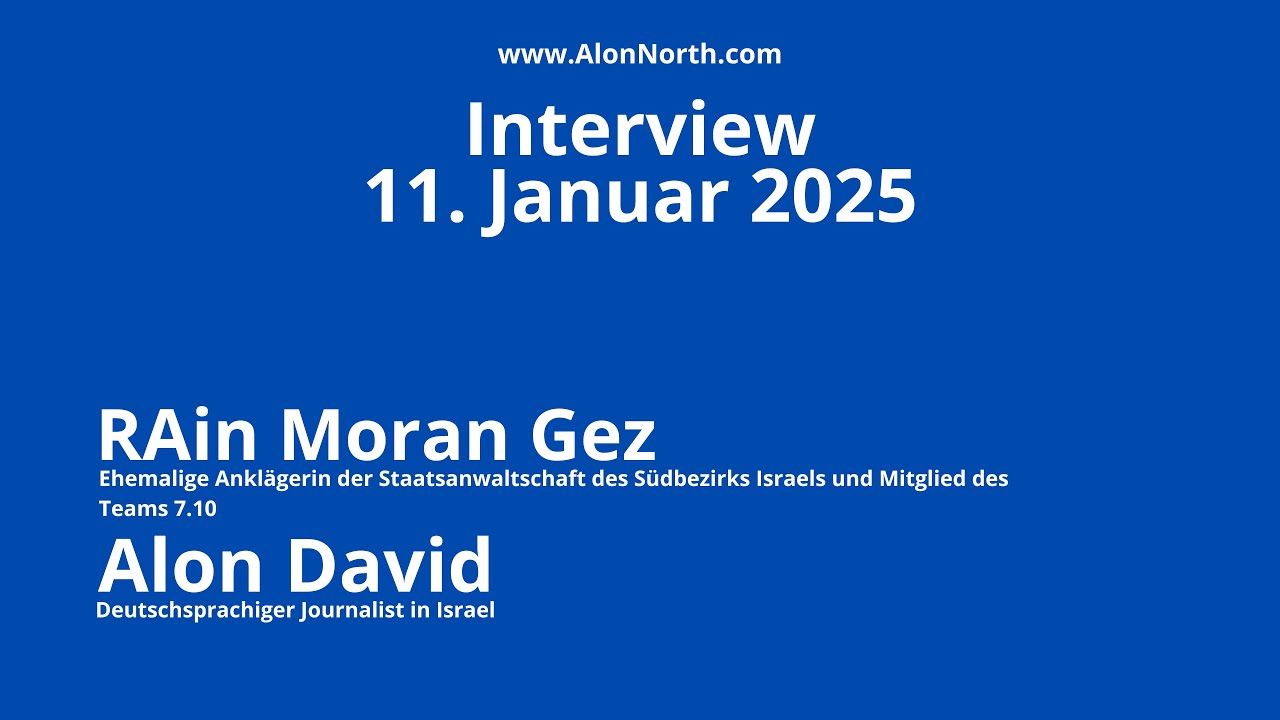 RAin Moran Gez im Interview zum Sexualverbrechen des 7. Oktober 2023 ...