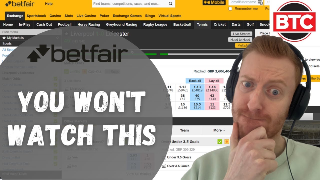 The Video Every Betfair Trader Should Watch But WON'T - YouTube
