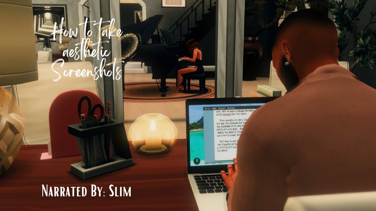 How to Take Aesthetic Screenshot with Links | The Sims 4 - YouTube