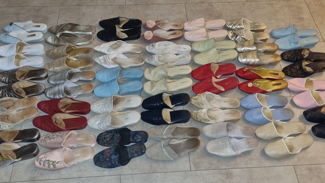 A selection from my wedge slippers collection. - YouTube