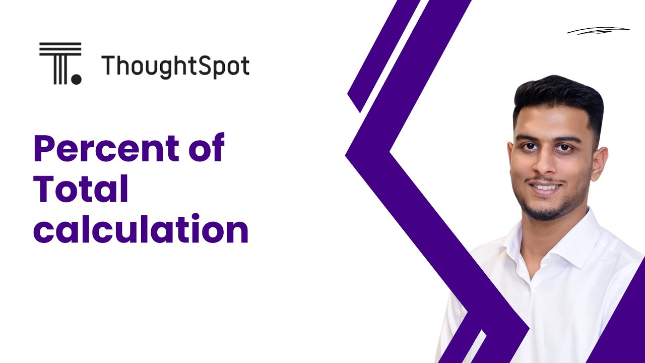 Percent of Total calculation in ThoughtSpot | Group Aggregate Function ...
