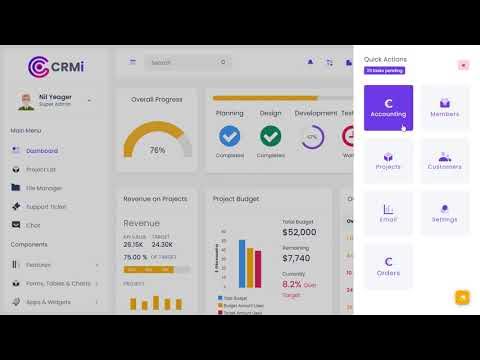 Project Management Dashboard Bootstrap 5 Admin Templates with Light ...