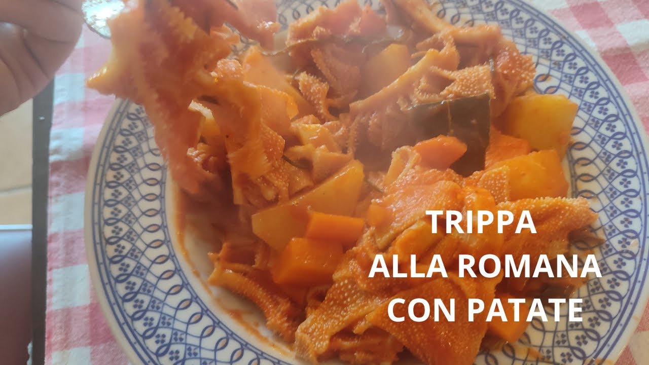 Come fare la TRIPPA ALLA ROMANA con patate? | Nuova ricetta - YouTube