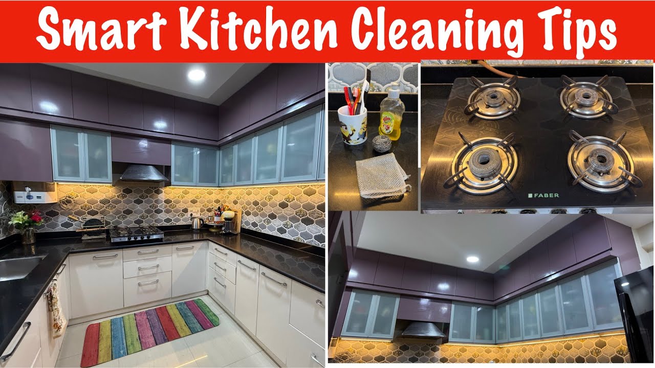 13 Smart Kitchen Cleaning Tips - No Deep Cleaning Needed Now - YouTube