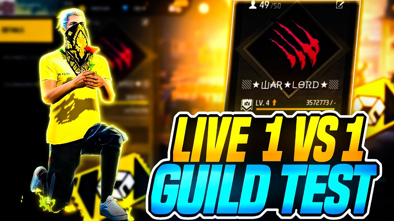 FREE FIRE LIVE GUILD TESTING | GUILD TEST LIVE | FF LIVE GUILD TEST # ...