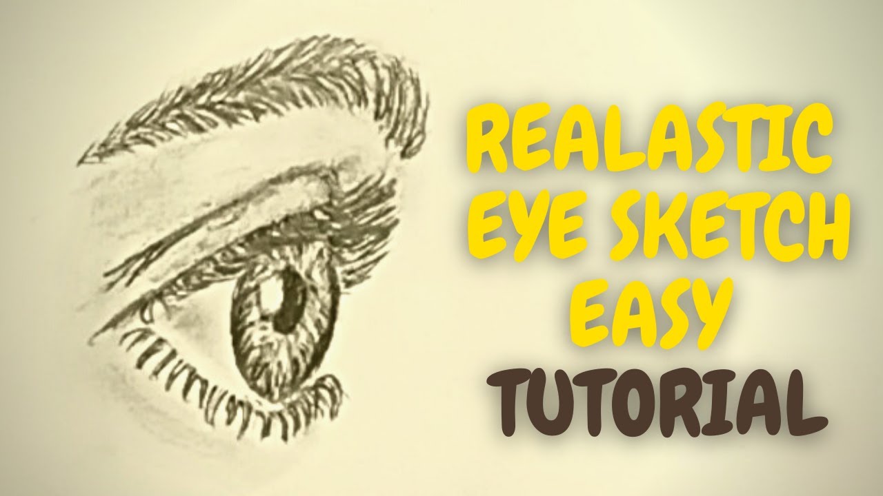 How to Draw a Realistic Eye |Step by Step |Easy Tutorial For Beginners ...