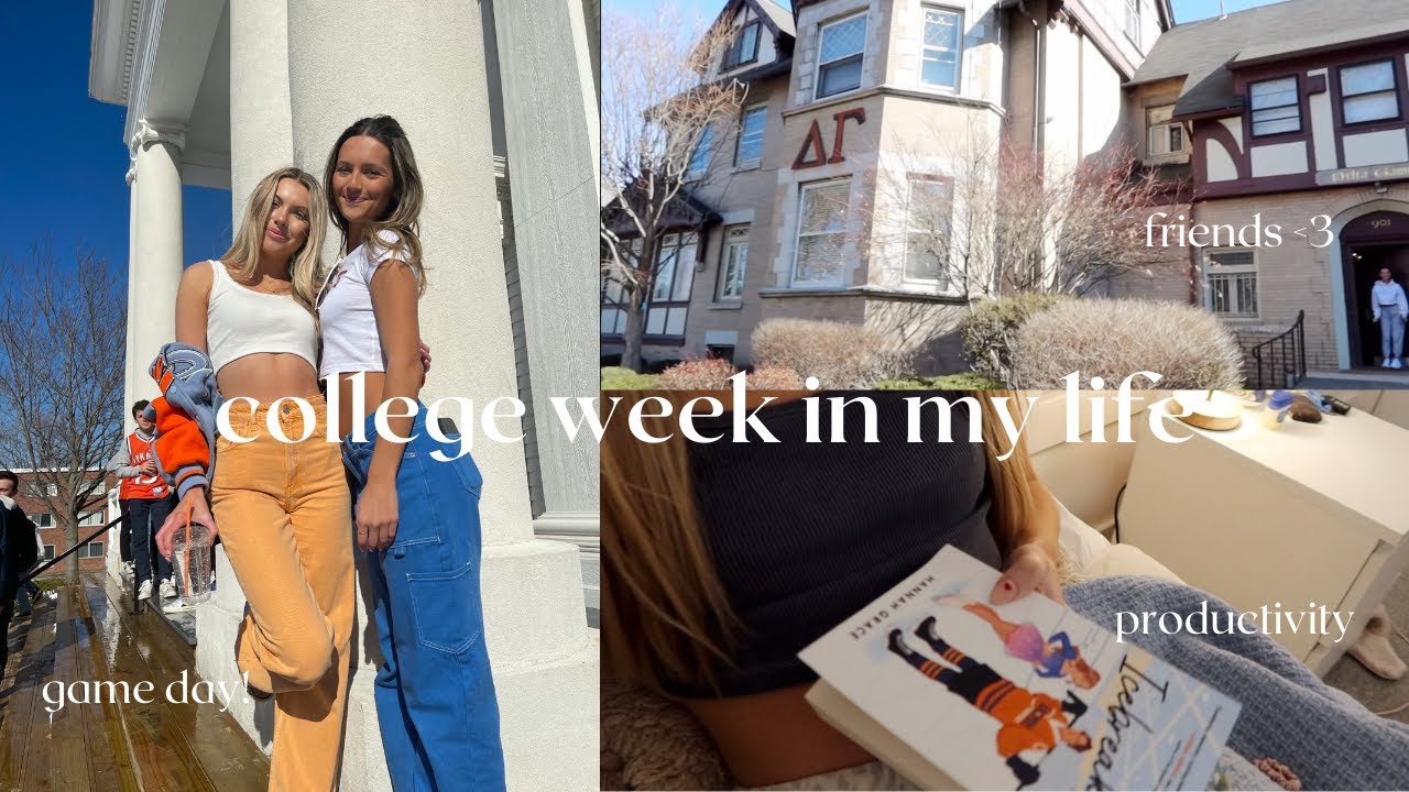 college week in my life || being productive, lots of time with friends ...