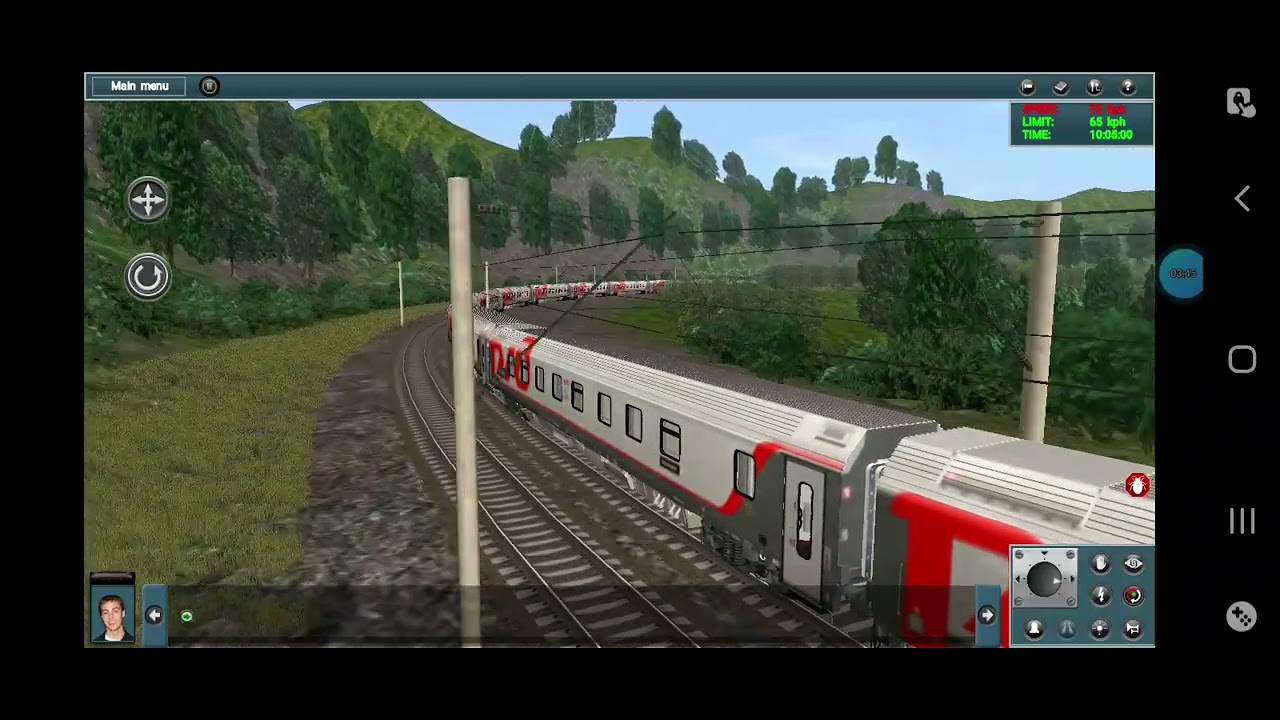 эп10-012 с новыми риц вагонами. Trainz android - YouTube