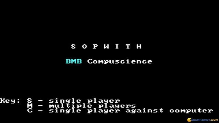 Sopwith gameplay (PC Game, 1985) - YouTube