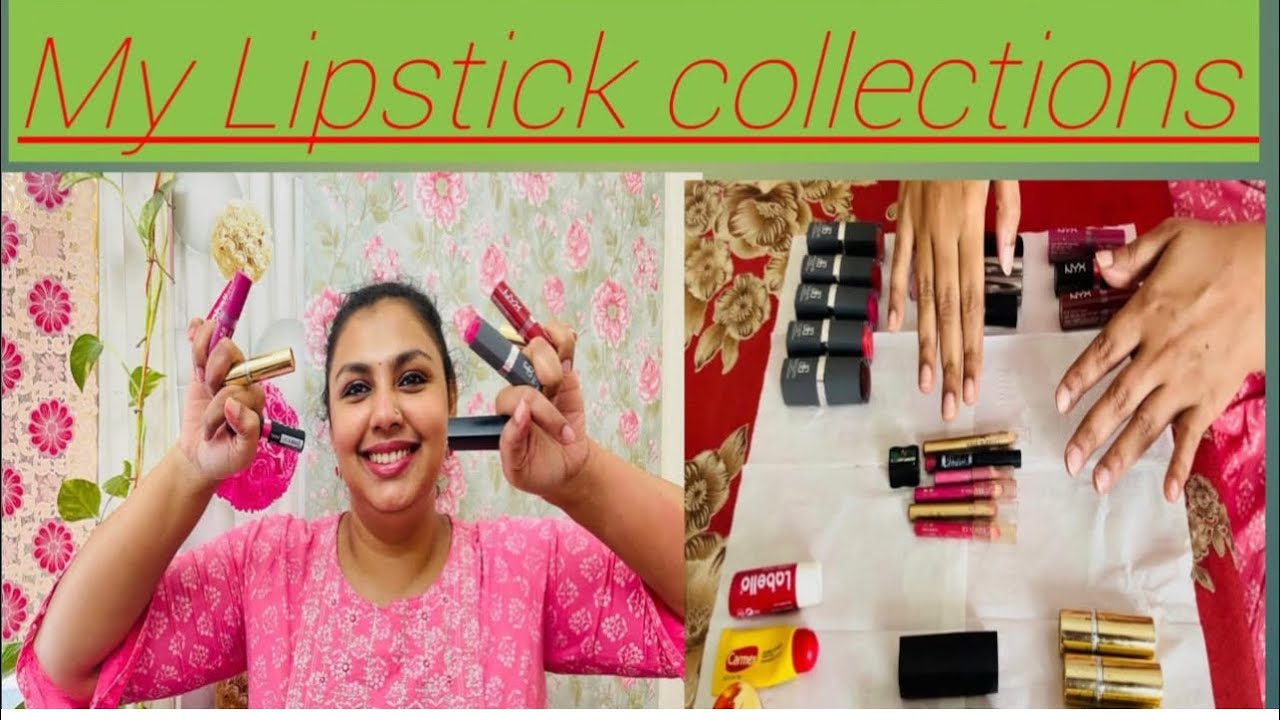My lipstick collections - YouTube