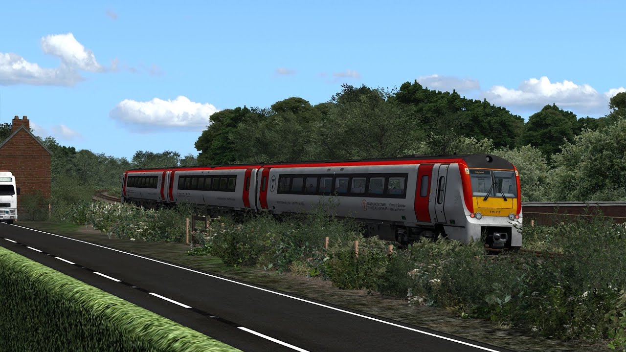 [Rediffusion] Train Simulator, trajet entre Cardiff et Shrewsbury en ...