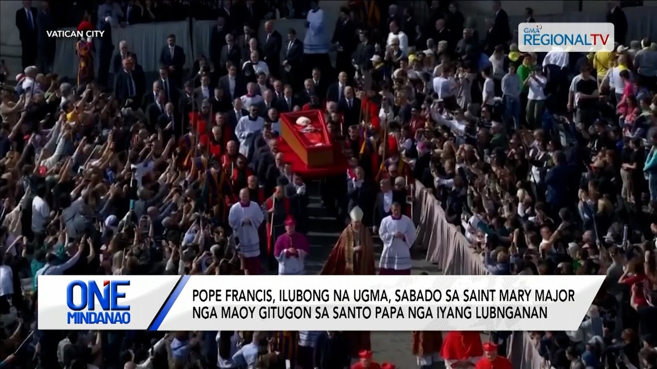 One Mindanao: Pope Francis, ilubong na ugma sa Saint Mary Major nga gitugon sa Santo Papa - YouTube