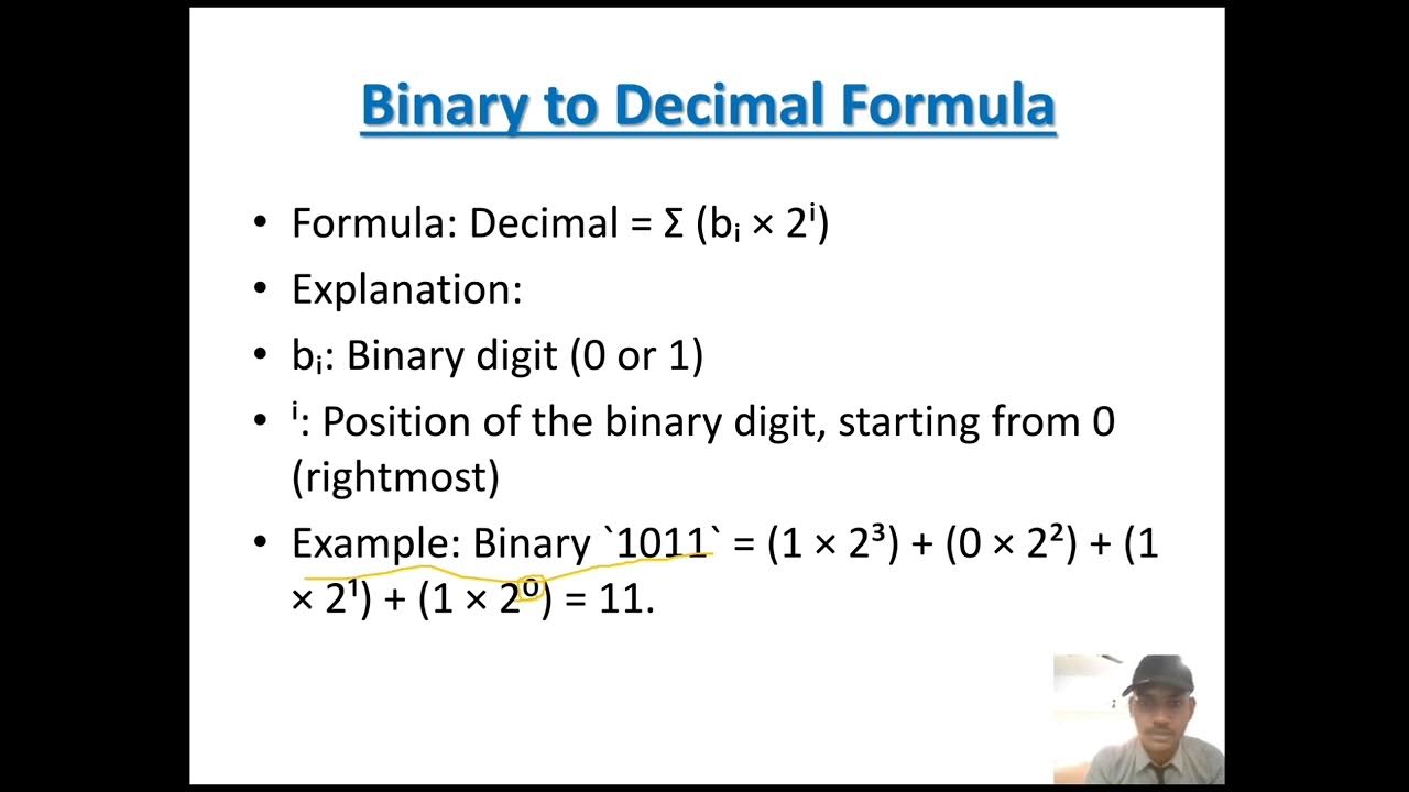 Presentation on Converting Binary Digit into Decimal Digit| Rohit Kumar|#GNSU,#RohitKumar - YouTube