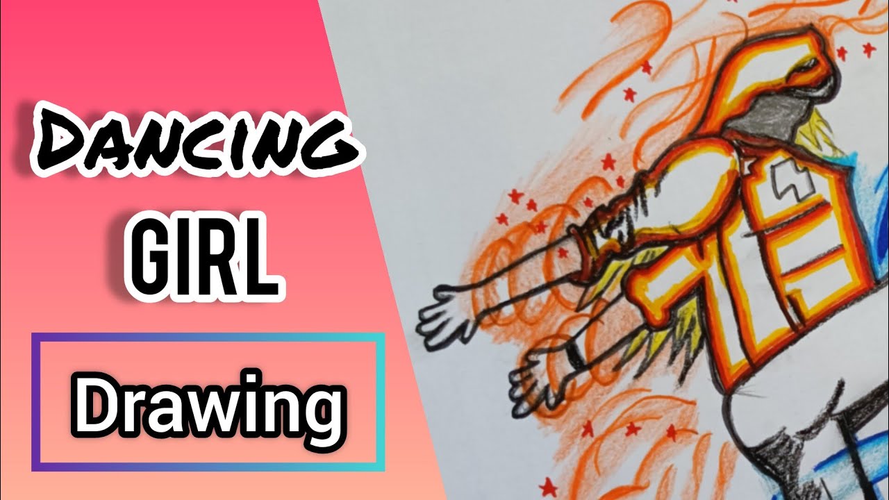 Dancing girl Drawing easy/how to draw dancing girl/ dancing girl ...
