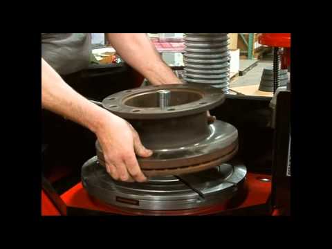 Flywheel Grinder Heavy Duty Truck Rotor Kit Demo - YouTube