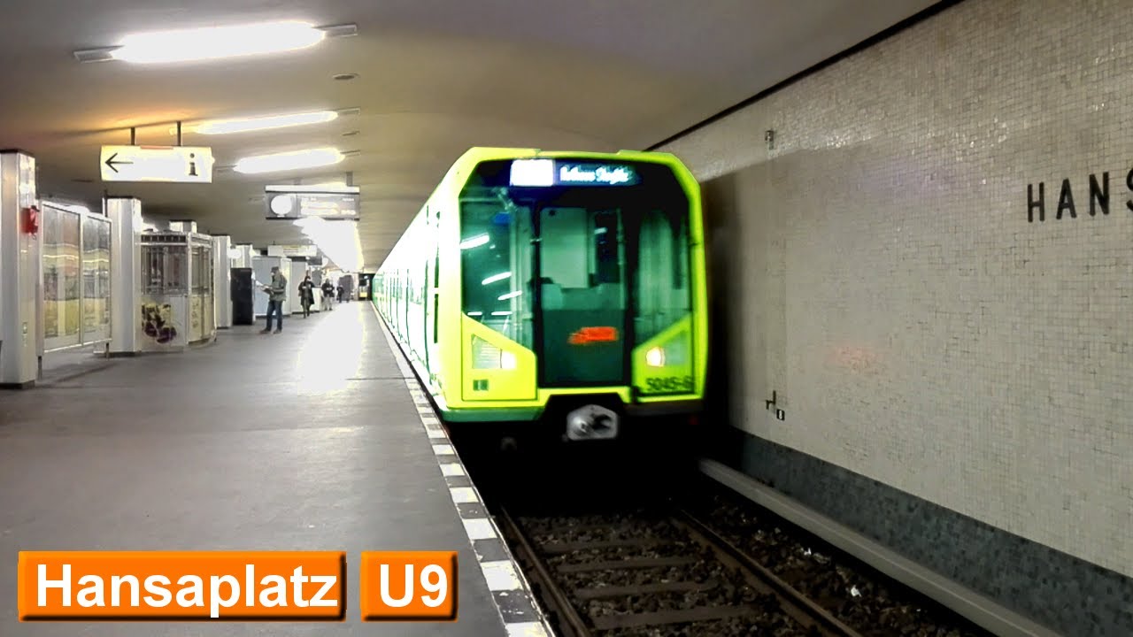 Hansaplatz U9 : U-Bahn Berlin ( BVG H - F76 ) - YouTube
