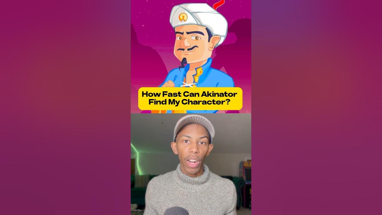 How Fast Can Akinator Find My Character? 🤔 #shorts - YouTube