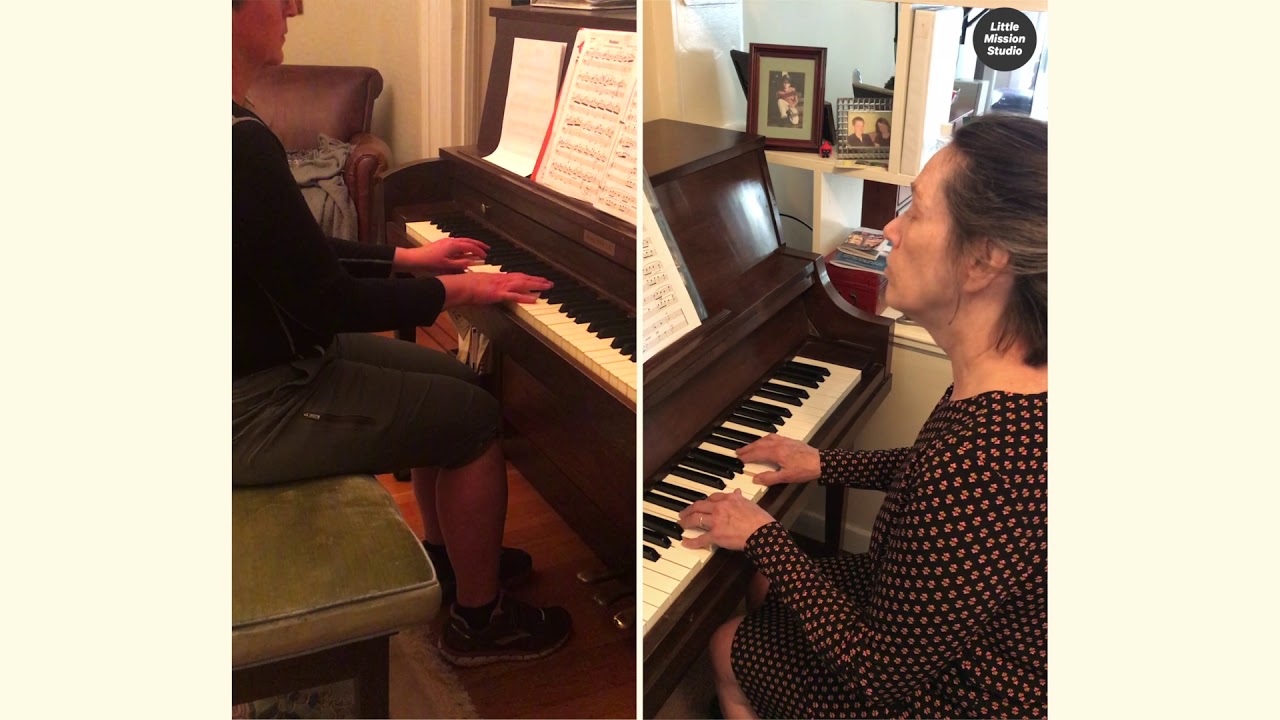 Virtual Performance: 'Romance' Piano Duet - YouTube