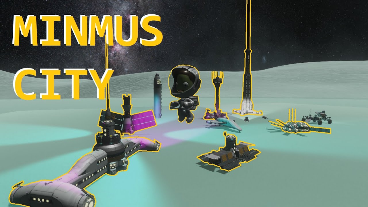 Mega Minmus Colony - KSP - YouTube