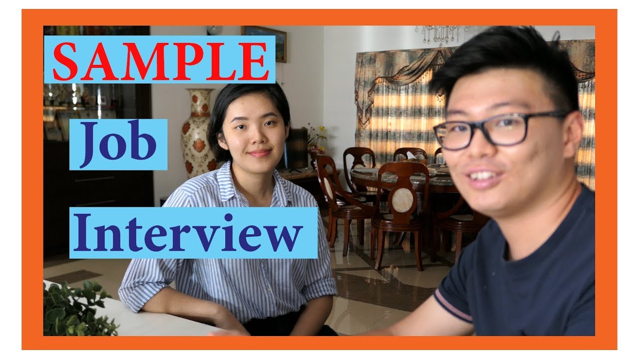 Sample of Fresh Graduate Job Interview - YouTube
