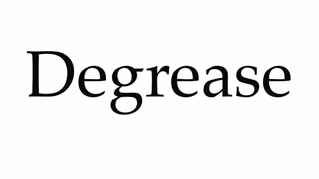 How to Pronounce Degrease - YouTube