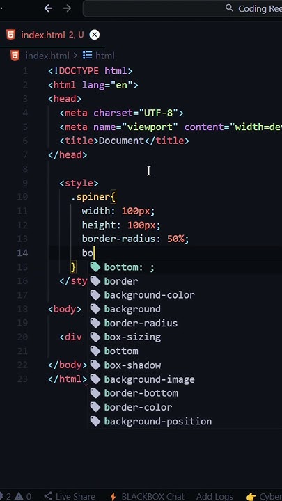 CSS Spinner Animation: Easy & Smooth! | CodeGenius.Dev #shorts #shortvideos #tech #Coding - YouTube