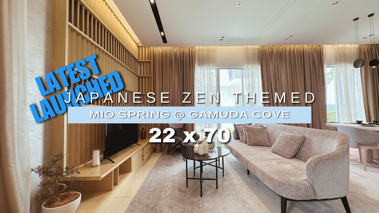 Modern Japanese Zen Themed | Mio Spring @ Gamuda Cove | Double Storey ...