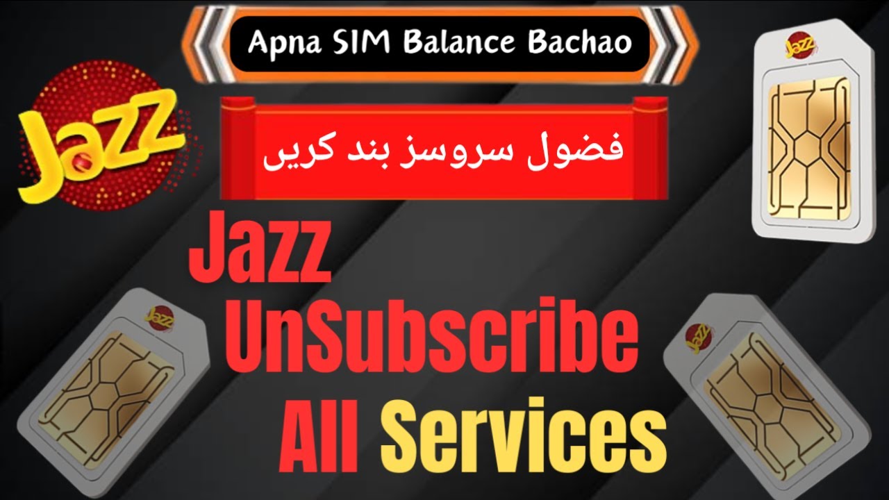 How to Unsubscribe Jazz Services || UnSub Jazz Services - YouTube