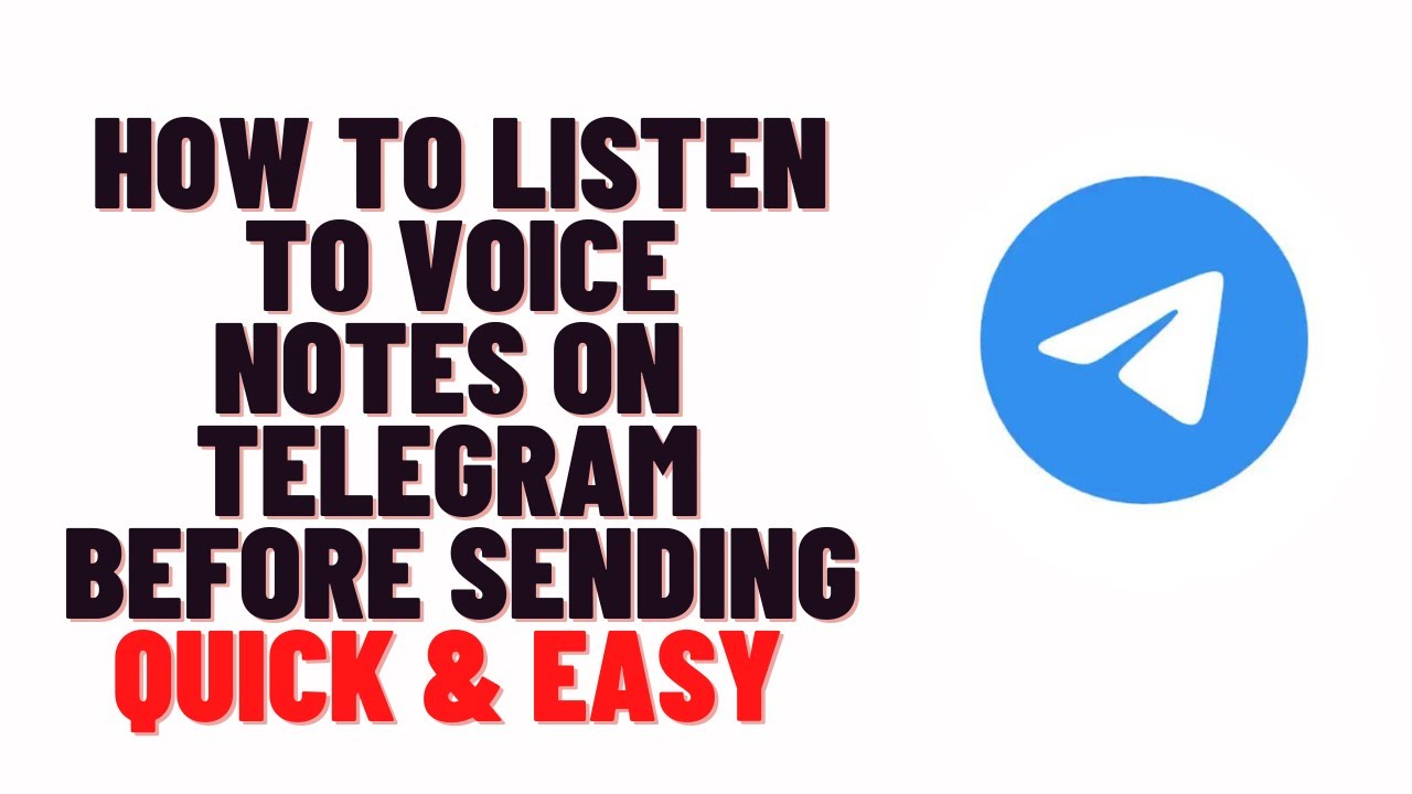 How To Listen To Voice Notes On Telegram Before Sending YouTube How To Listen To Voice Notes On Telegram Before Sending YouTube