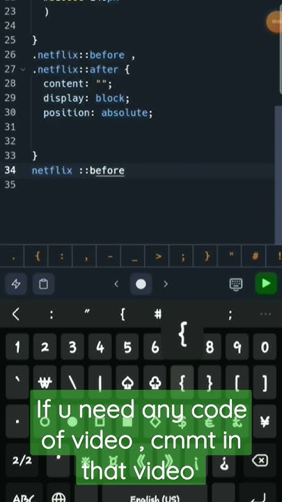 Creating Netflix Logo Coding Codingworld Html Programming Netflix Logo Youtube