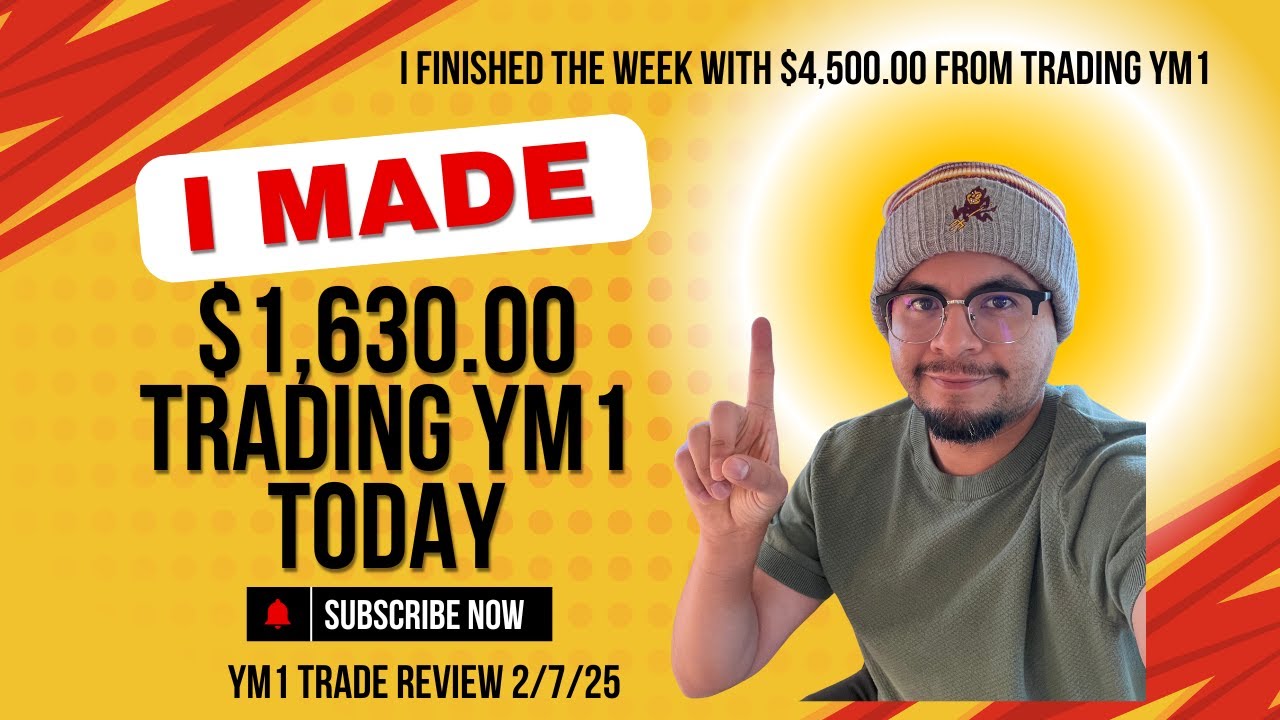 🔥 Massive Win on YM1! I caught retracement for the Downside Move! 🚀📉 ...