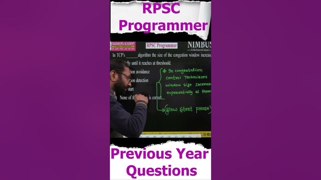 RPSC Programmer Previous Year Questions | RPSC Programmer Exam Preparation |RPSC Programmer ...