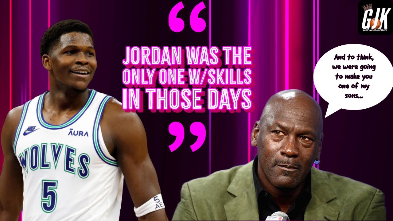 Does Anthony Edwards Have A Great Point When Comparing Skill Level Of ...