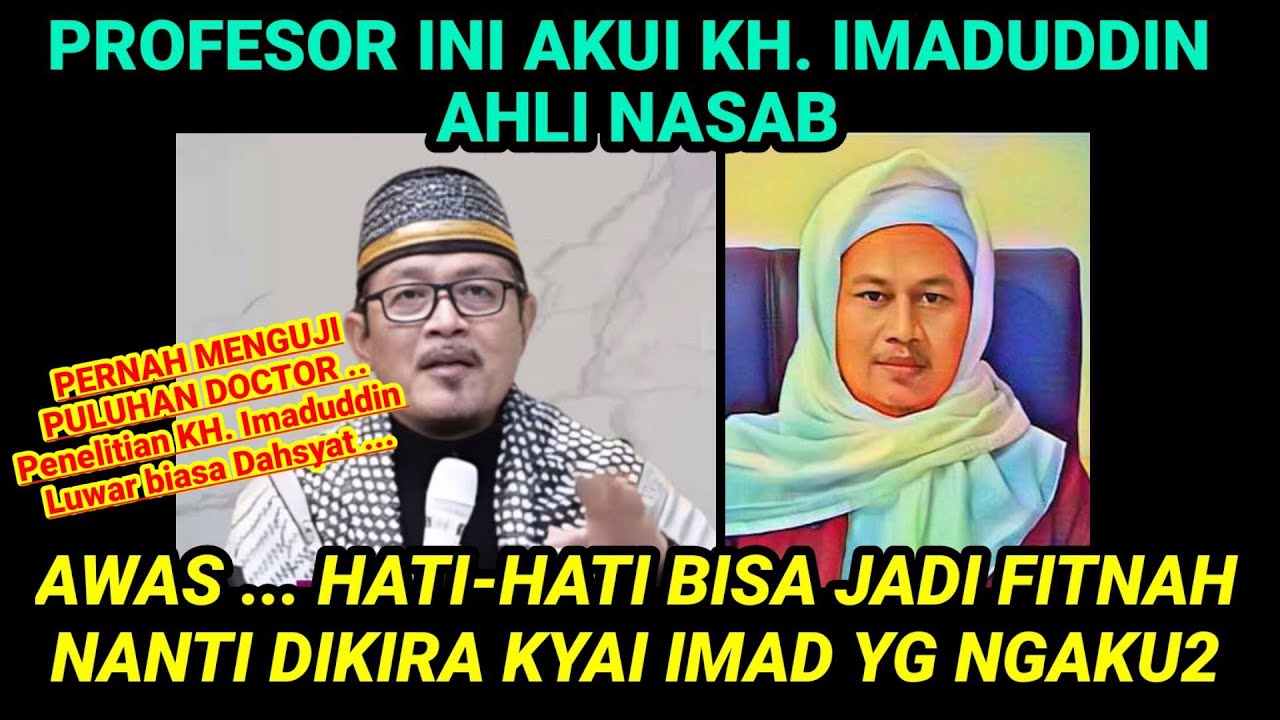PERNAH MENGUJI PULUHAN DOCTOR‼️ Prof. Dr. AHMAD ZAHRO MENGAKUI KH ...