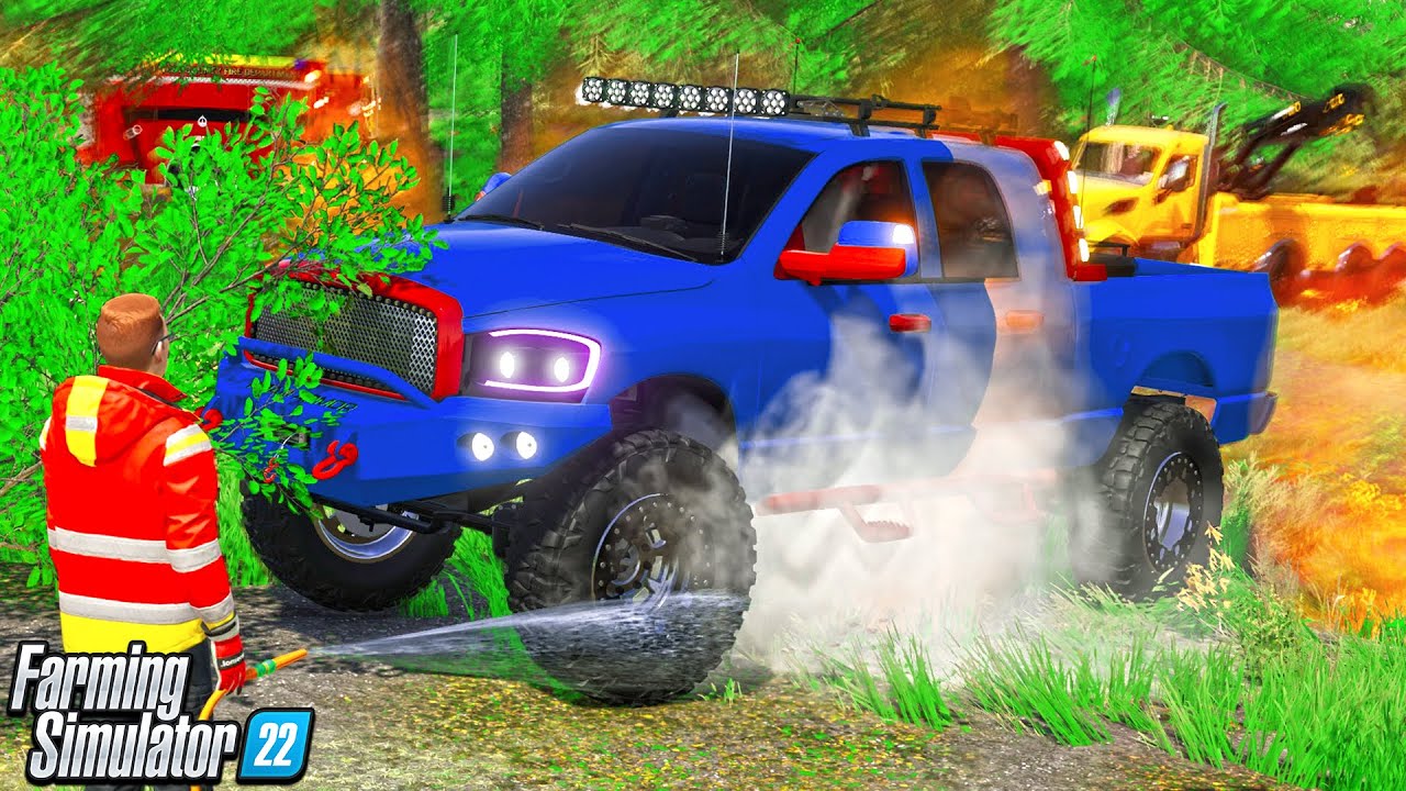 FOREST FIRE SPREADS TO TRUCK | CAN WE MAKE MILLIONS? FARMING SIMULATOR ...