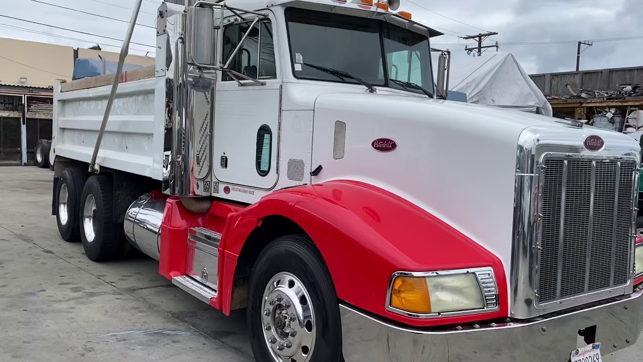 1998 Peterbilt 377 Dump Truck - YouTube