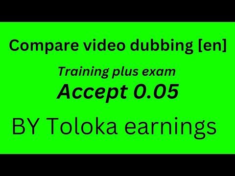 Compare video dubbing [en] Training plus exam 0.05 - YouTube