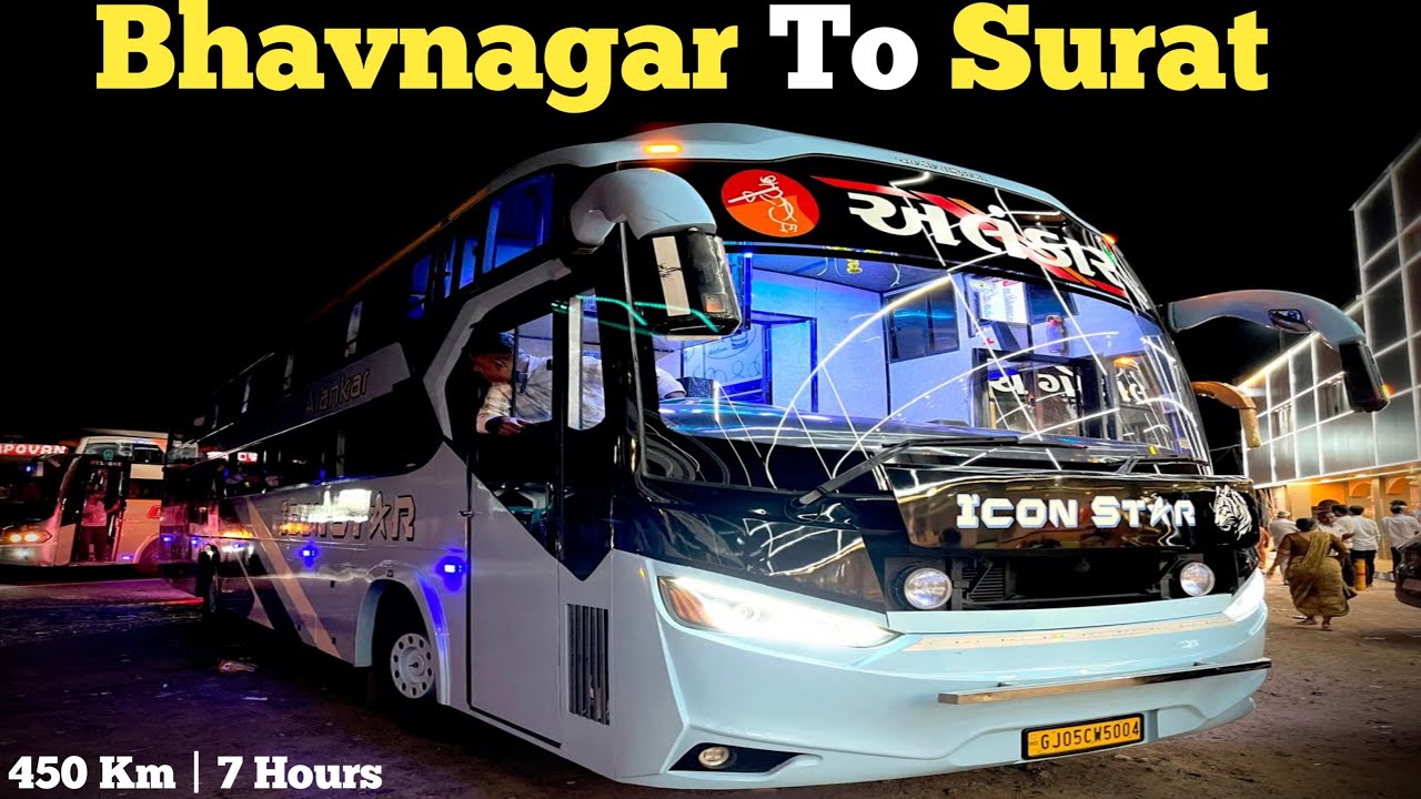 ALANKAR ICON STAR BUS NIGHT CABIN JOURNEY 🤩| FULL LIGHT DECORATED BUS ...