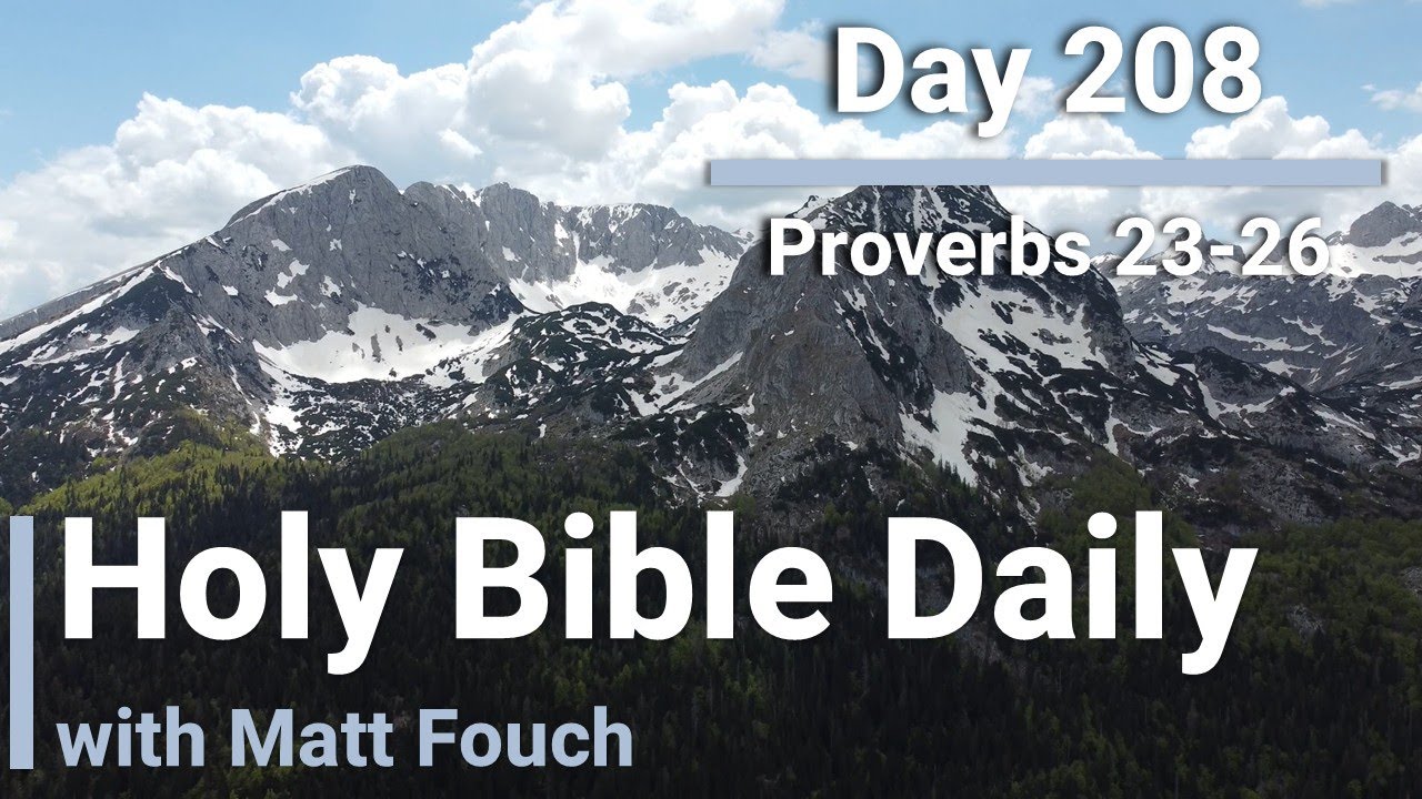 Proverbs 23-26 KJV - Holy Bible Daily: Read Through the Bible in 1 Year ...