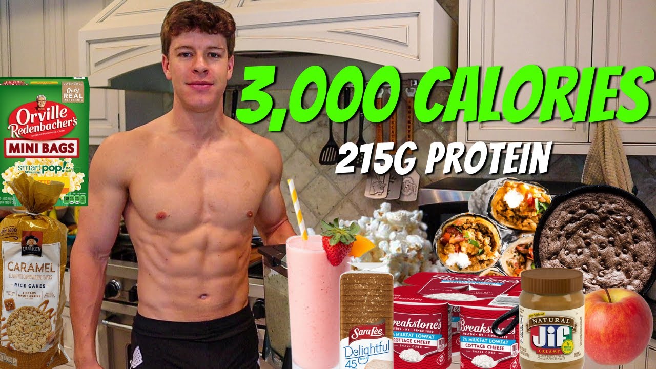 Full Day of Eating 3,000 Calories | TASTY High Protein Meals To Build ...