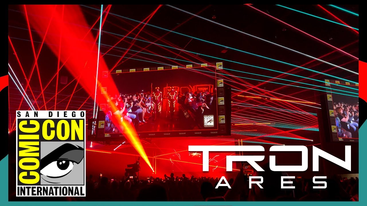 TRON: ARES Laser Show Opening | San Diego Comic Con 2025 - YouTube