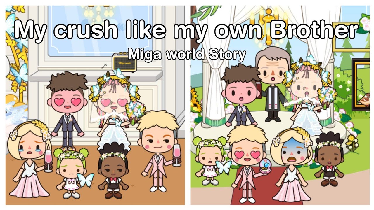 My Crush Reject me because she like my Brother | Miga World Story | Sad ...