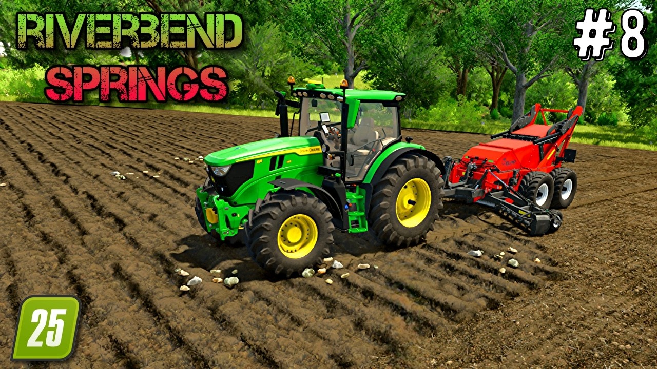 farming Simulator 25 Riverbend Springs Map Timelapse Ep #8 Mega Farm ...