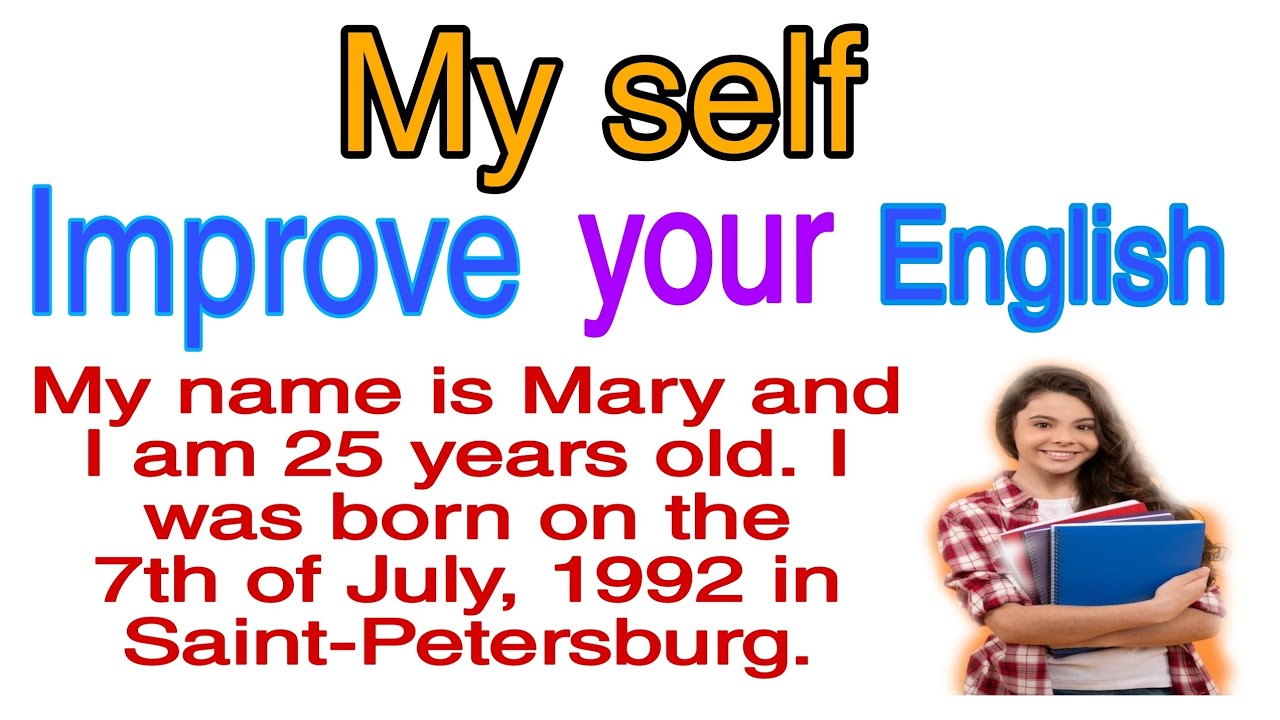 My self / Learning English speaking/ Lesten and practice | - YouTube