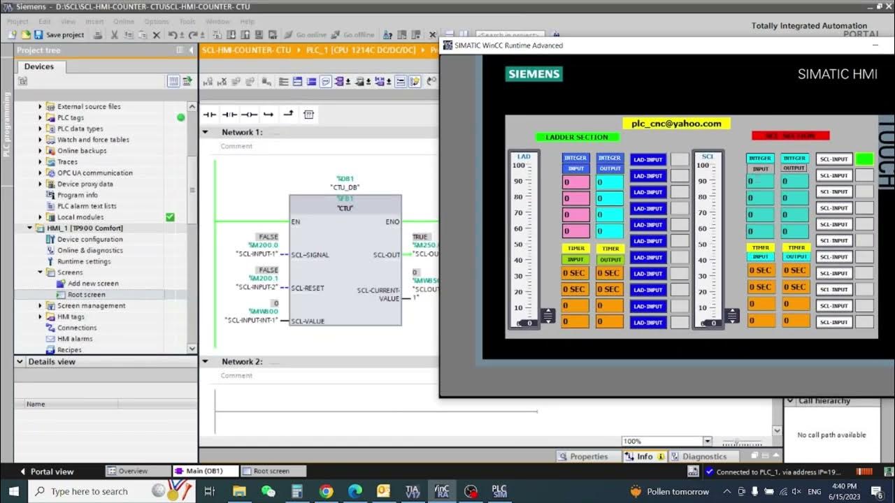 COUNTER IN SCL/LAD TIA PORTAL 17 - YouTube