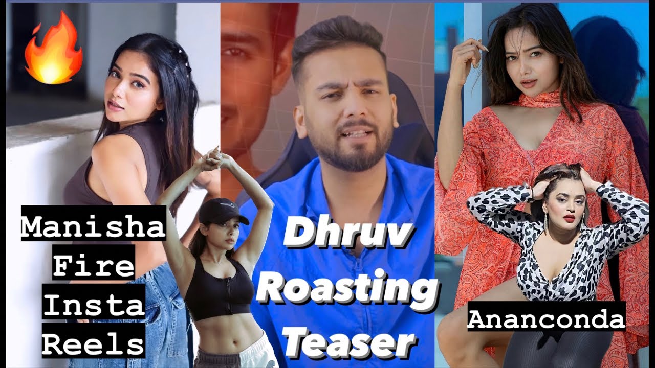 Manisha Rani Instagram Reels, 6 Pack Abs 🔥 Elvish Teaser On Roasting ...