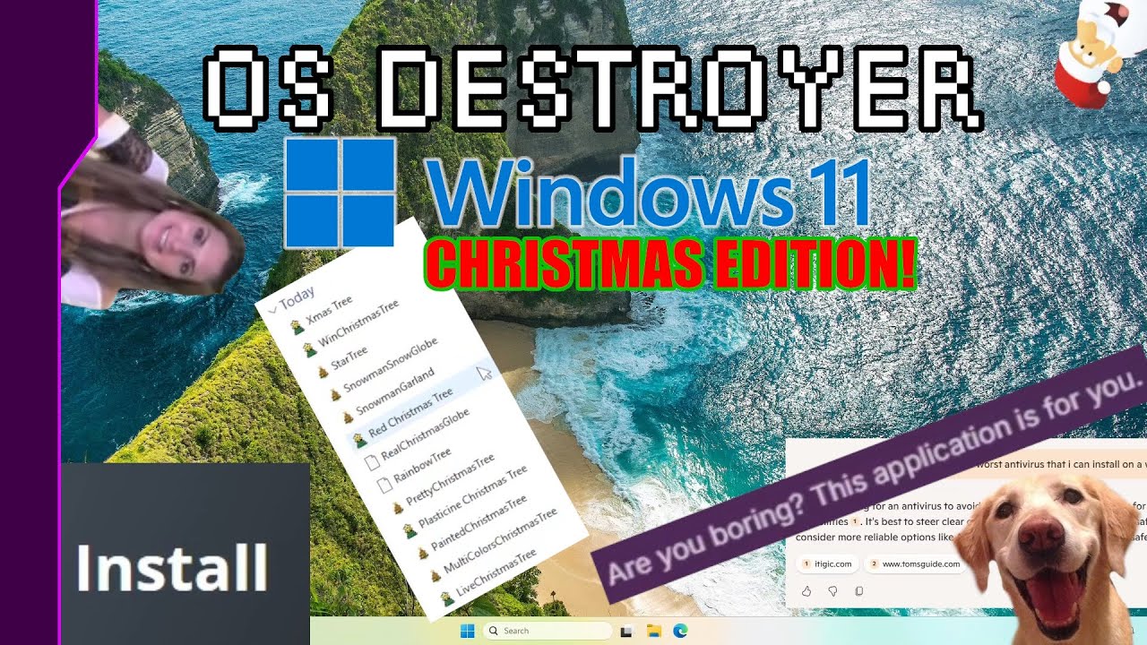 OS DESTROYER: Windows 11 Christmas Edition! - YouTube