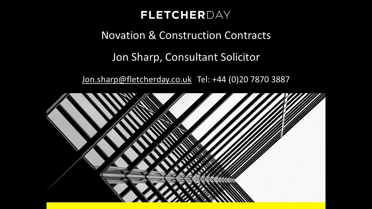 Novation In Construction Contracts - YouTube